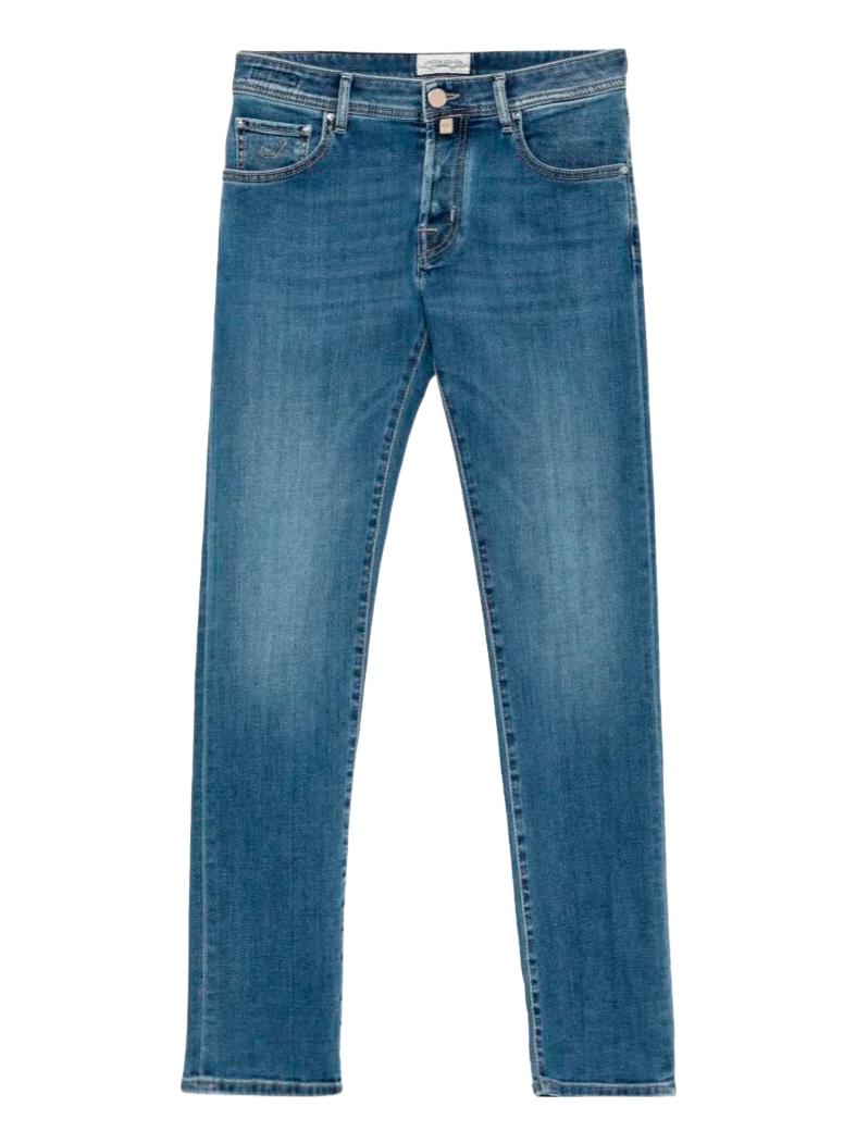 JACOB COHEN Jacob Cohen Logo Patch Slim-Fit Jeans